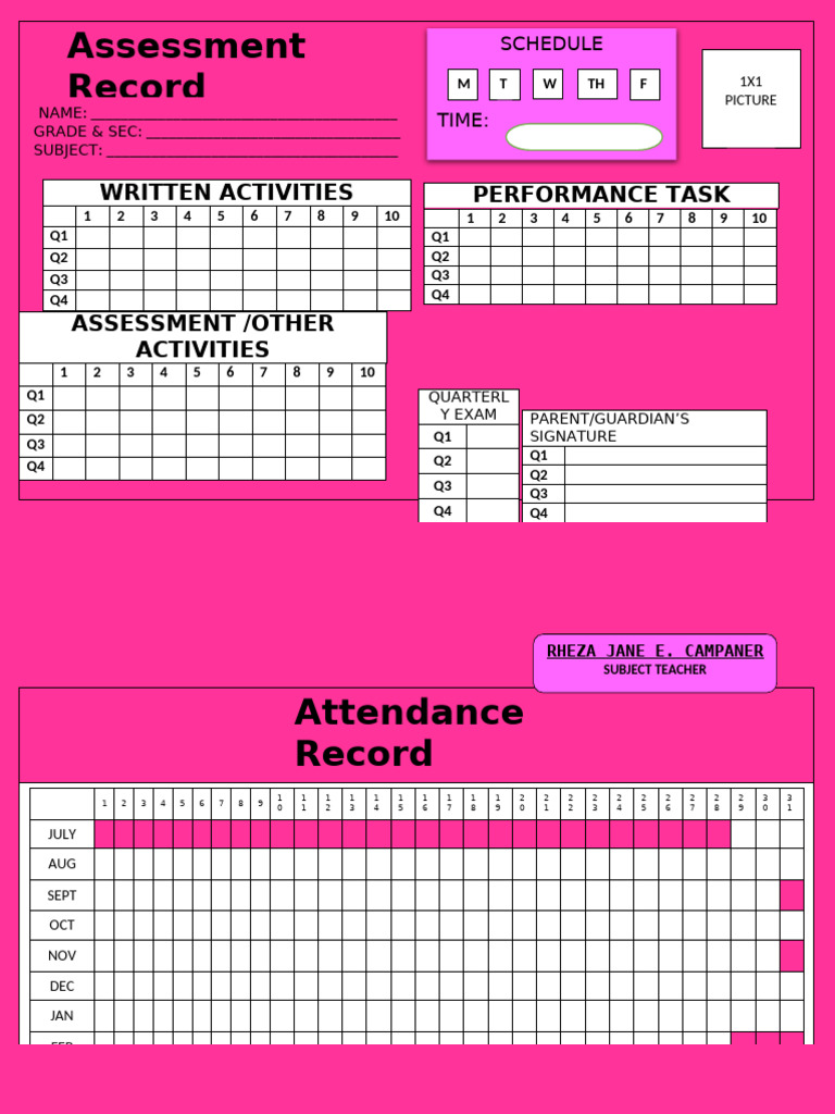 Assessment Record | PDF