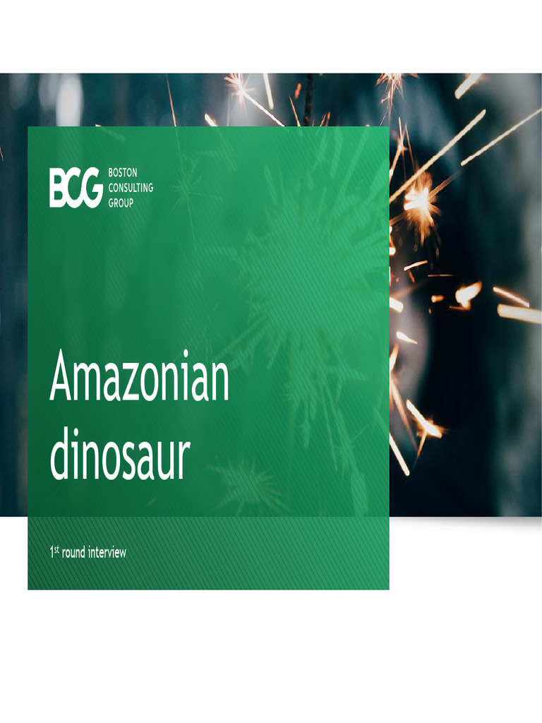 Dinosaur Case BCG | PDF
