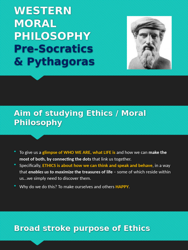 4 - 2a - Pre-Socratics and Pythagoras | PDF