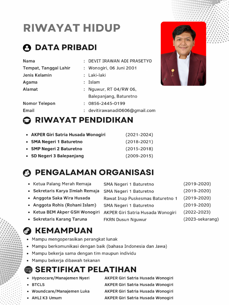 Devit Irawan - CV - 20240826 - 074850 - 0000 | PDF