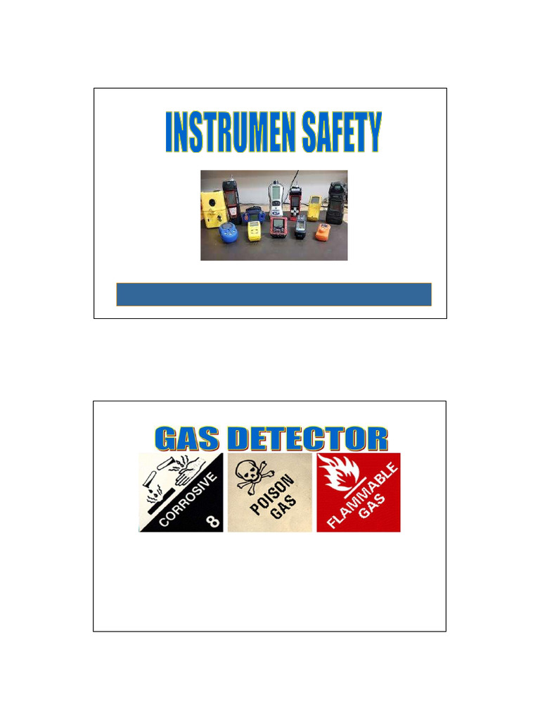 Materi Gas Detector Dan Sound Level Meter | PDF