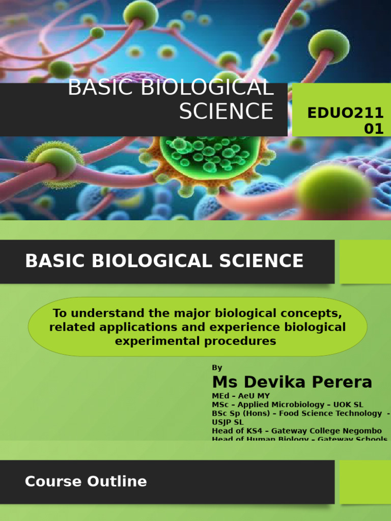 Basic Biology | PDF | Biology | Science