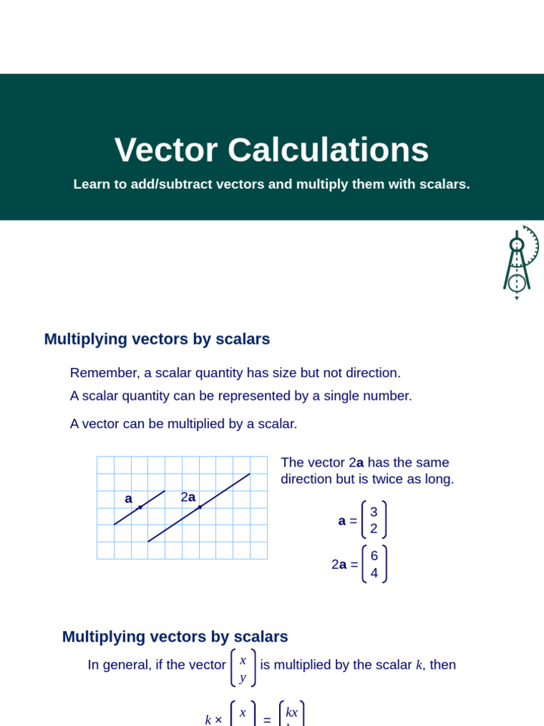 Vector Calculations | PDF