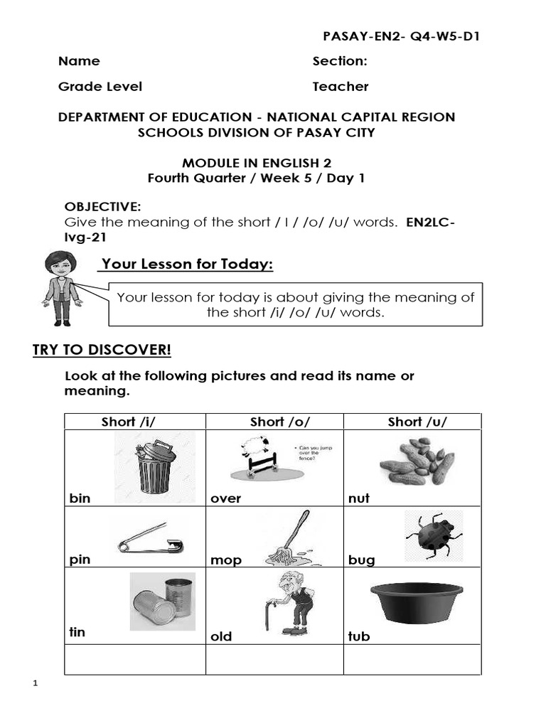 3 Pasay ENG2 Q4 W5 1 | PDF