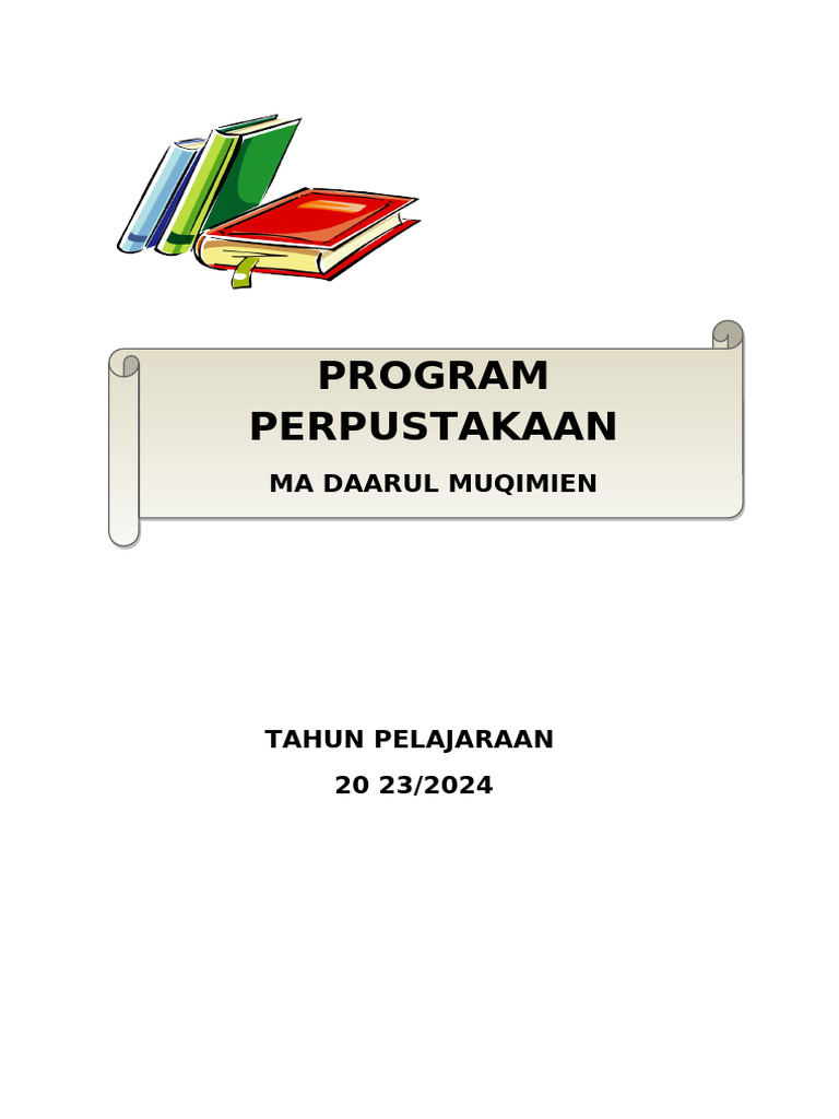 Program Perpustakaan MA | PDF