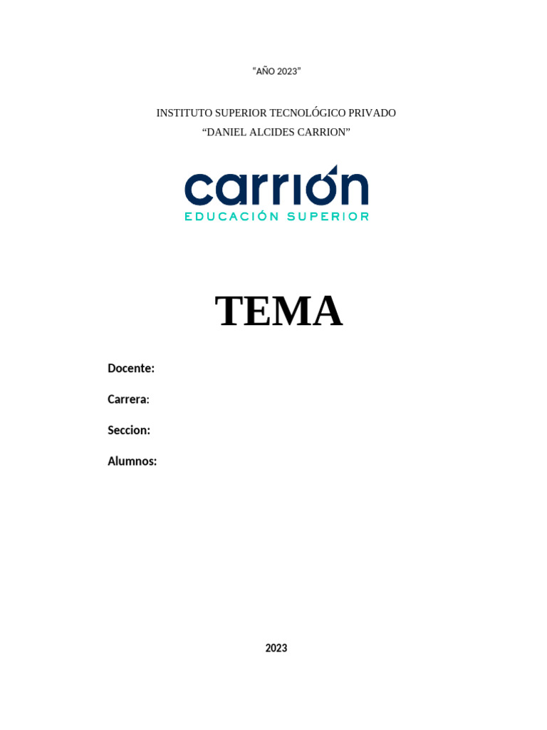 Caratula Carrion | PDF