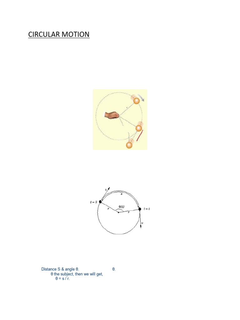 Circular Motion | PDF