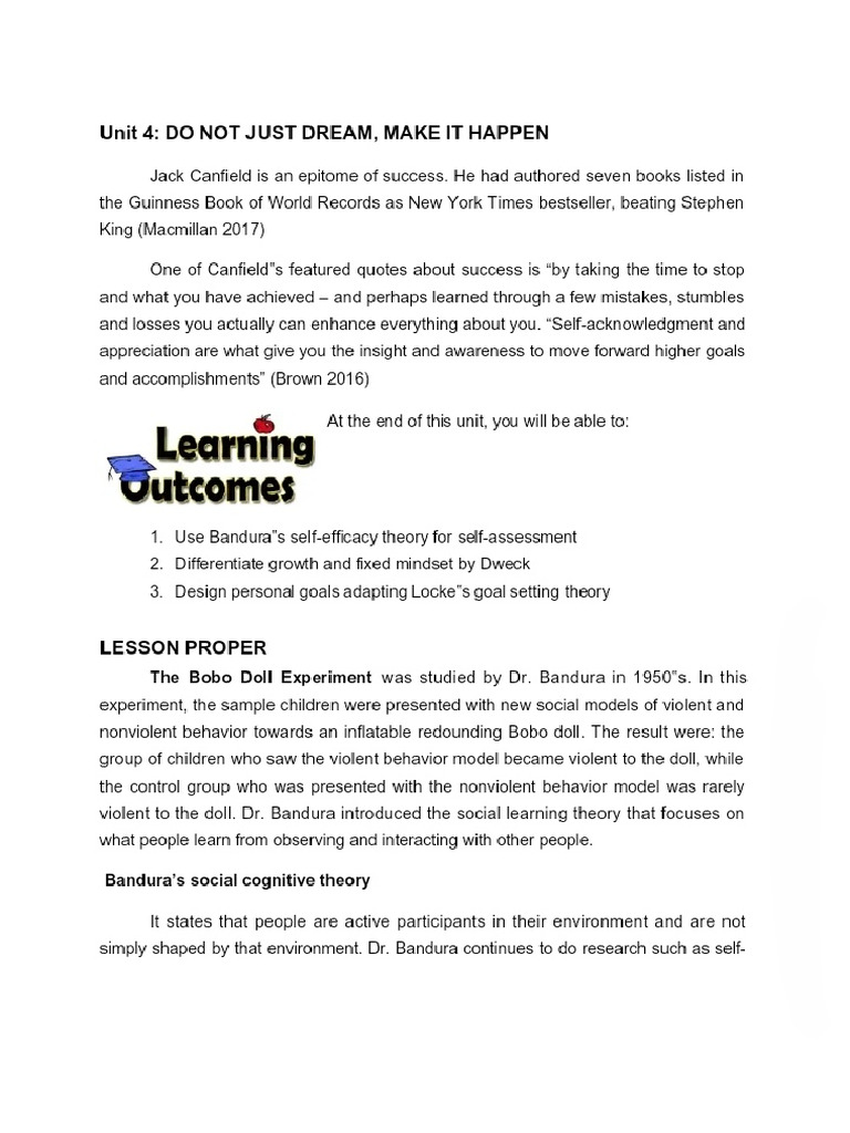 Module 3 Unit 4 Understanding The Self | PDF