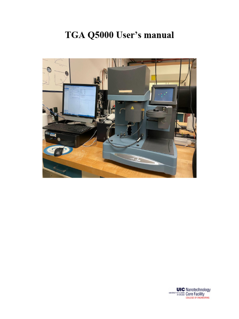 TGA Q5000 User Manual | PDF