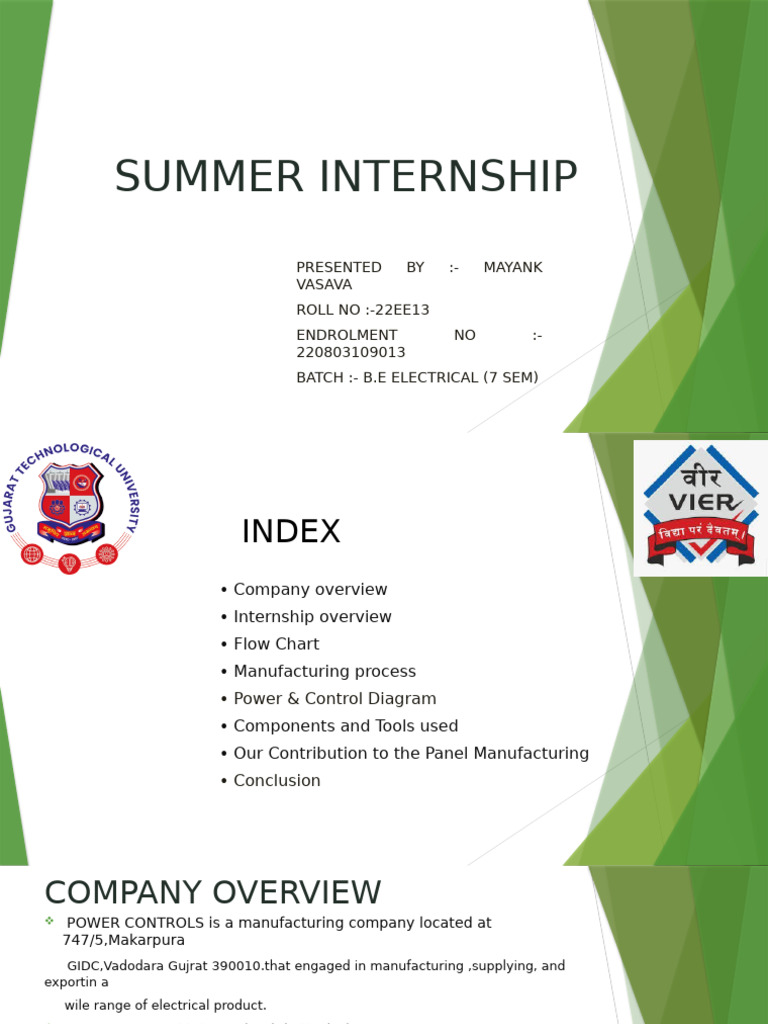 Summer Internship MK | PDF