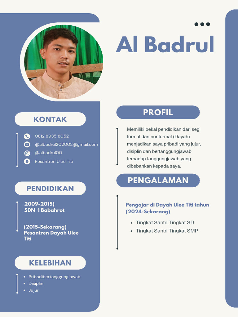 Putih & Hijau Tua Modern Koki Surat Lamaran Kerja | PDF