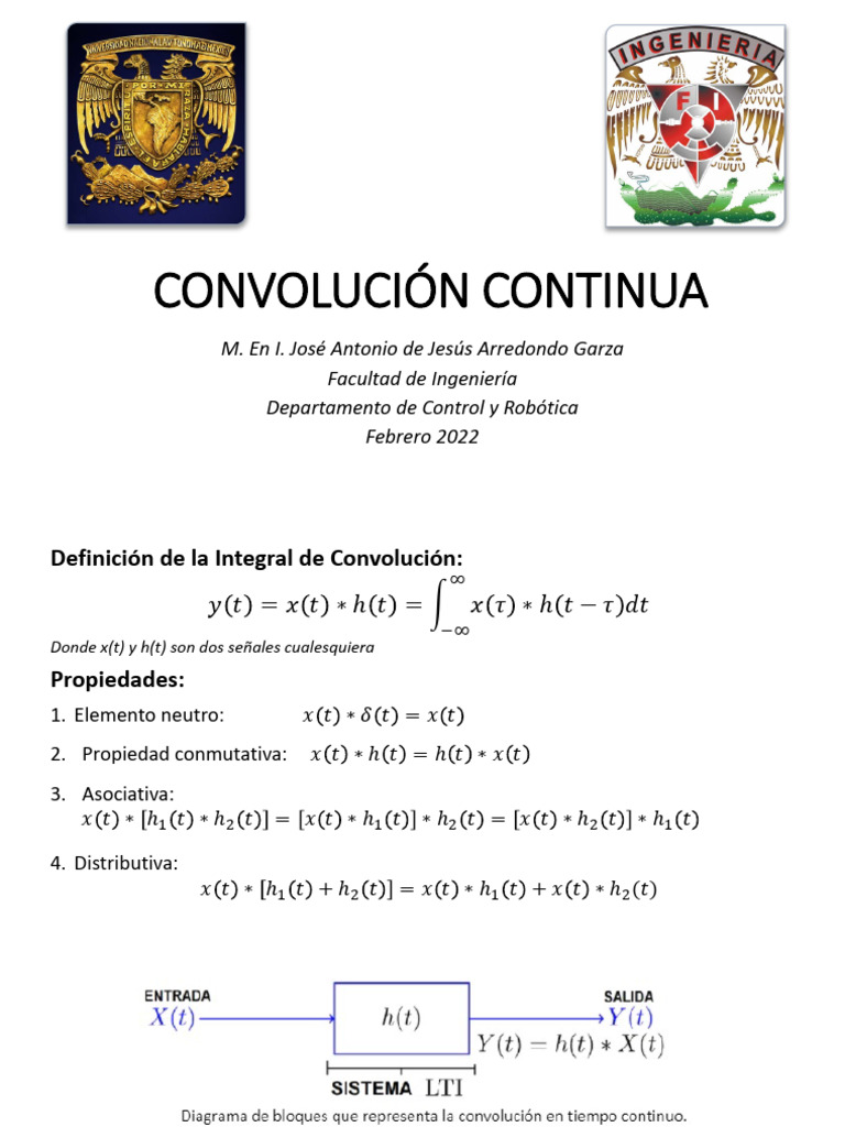Convolución Continua | PDF