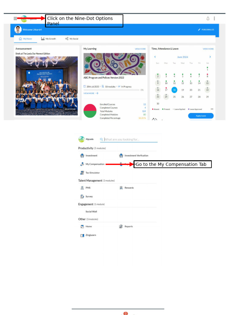 Process Note For Downloading Form 16 From Zing HR | PDF
