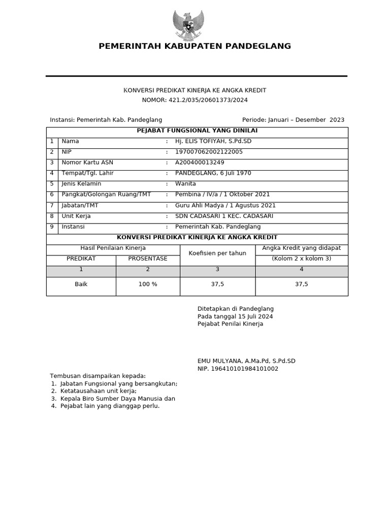 Pengajuan PAK 2023 | PDF