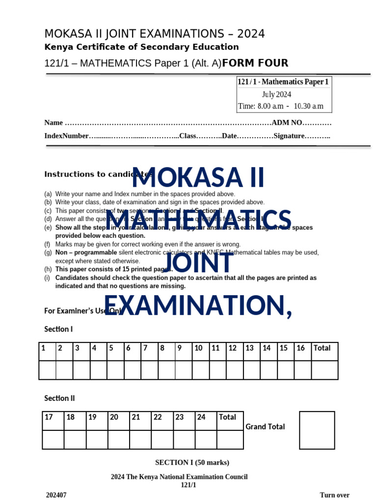 Maths P1 Final | PDF