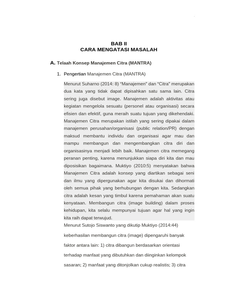 CONTOH Bab 2 BEST PRACTICE | PDF