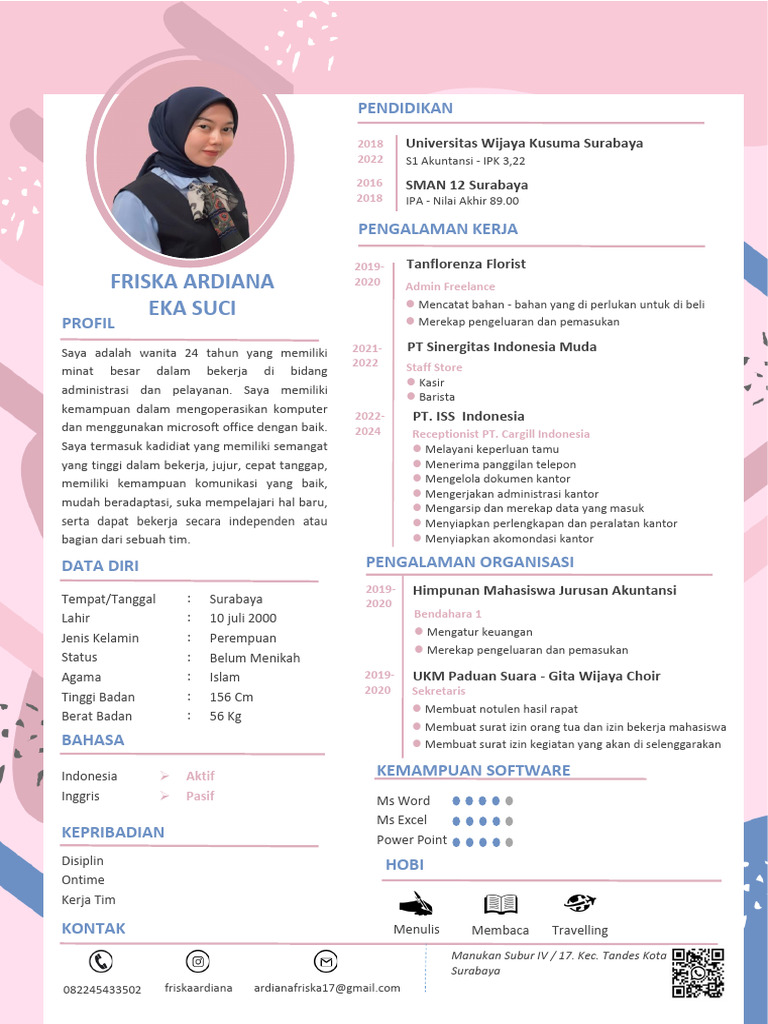 CV Friska Ardiana New | PDF