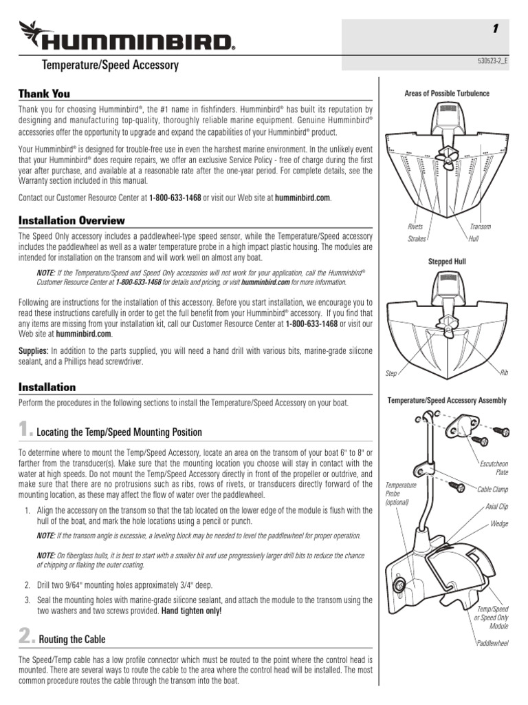 530523-2 - E Temp-Speed Accessory Installation Guide | PDF