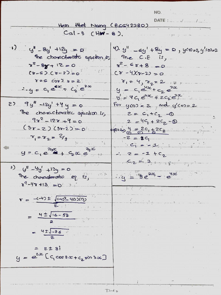 Calculus Problem | PDF
