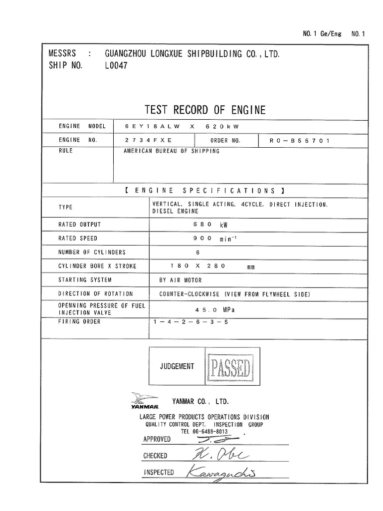 Diesel Generators SHOP TEST | PDF