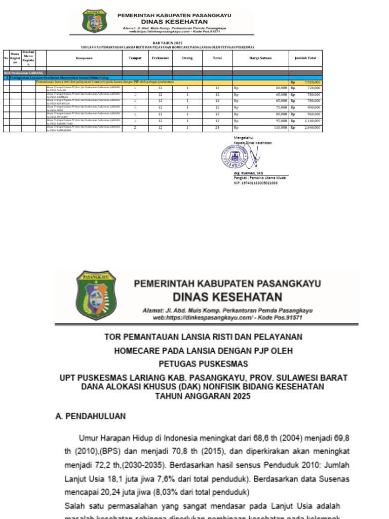 Tor Rab Lansia Risti | PDF
