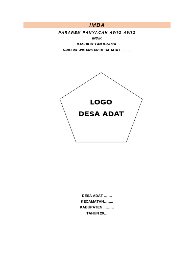DRAF Imba PARAREM KASUKRETAN KRAMA RevIKS 27 10 2023 | PDF