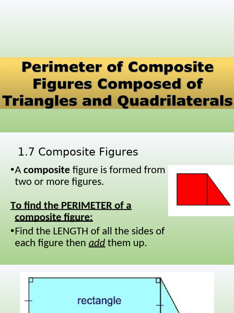 Composite Figures: Finding Perimeter | PDF