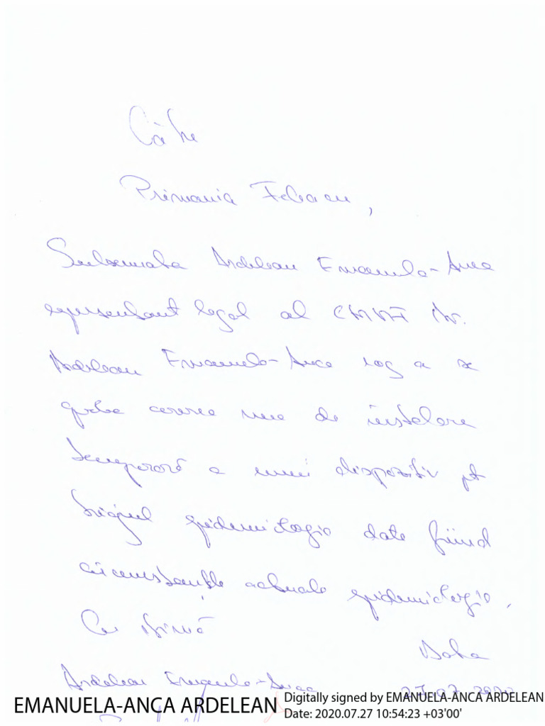 Cerere Primarie | PDF