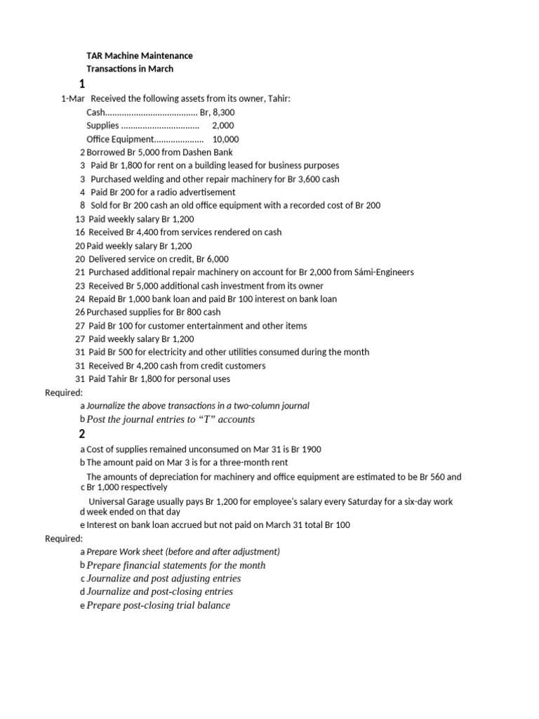 Illlustration on Chapter 2 Accounting Cycle for Service Giving | PDF Illlustration on Chapter 2 Accounting Cycle for Service Giving | PDF
