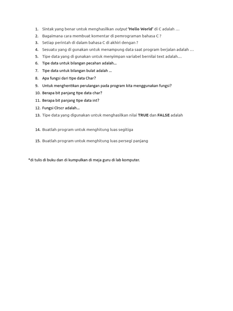 Tugas TIK 2 Mei 2023 | PDF