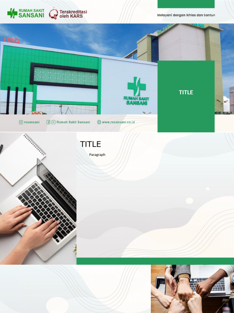 template PPT RS Sansani | PDF