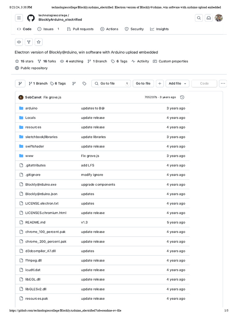 Technologiescollege - BlocklyArduino - Electrified - Electron Version of Blockly@rduino, Win ...