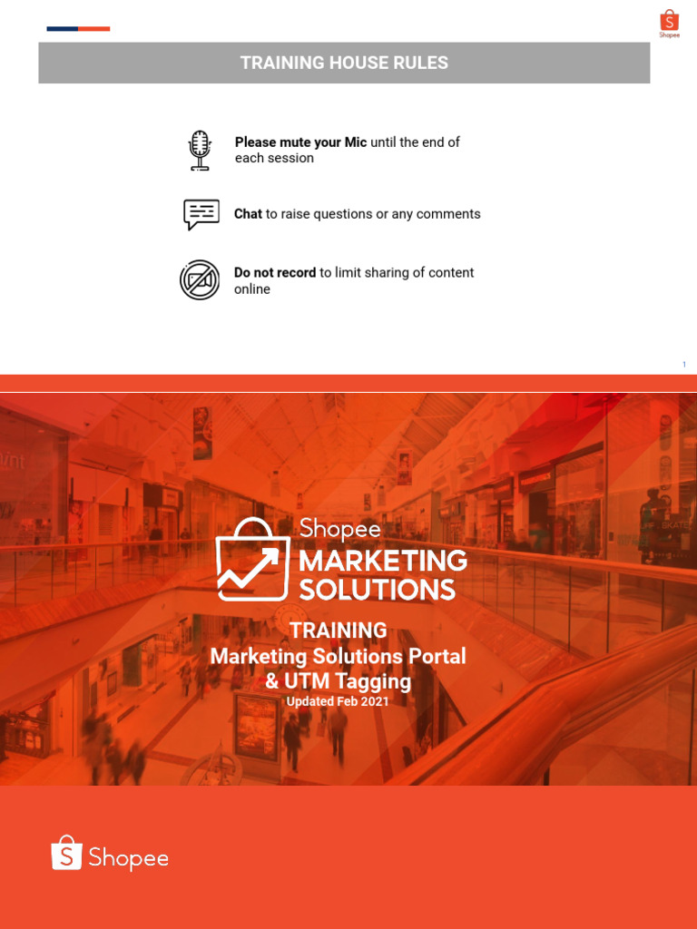 Brand Training (External MY) Shopee Marketing Solutions Portal Usage ...