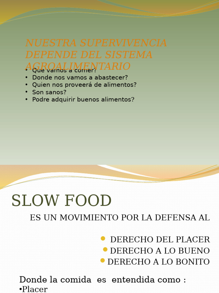 Que Es Slow Food - Mab | PDF