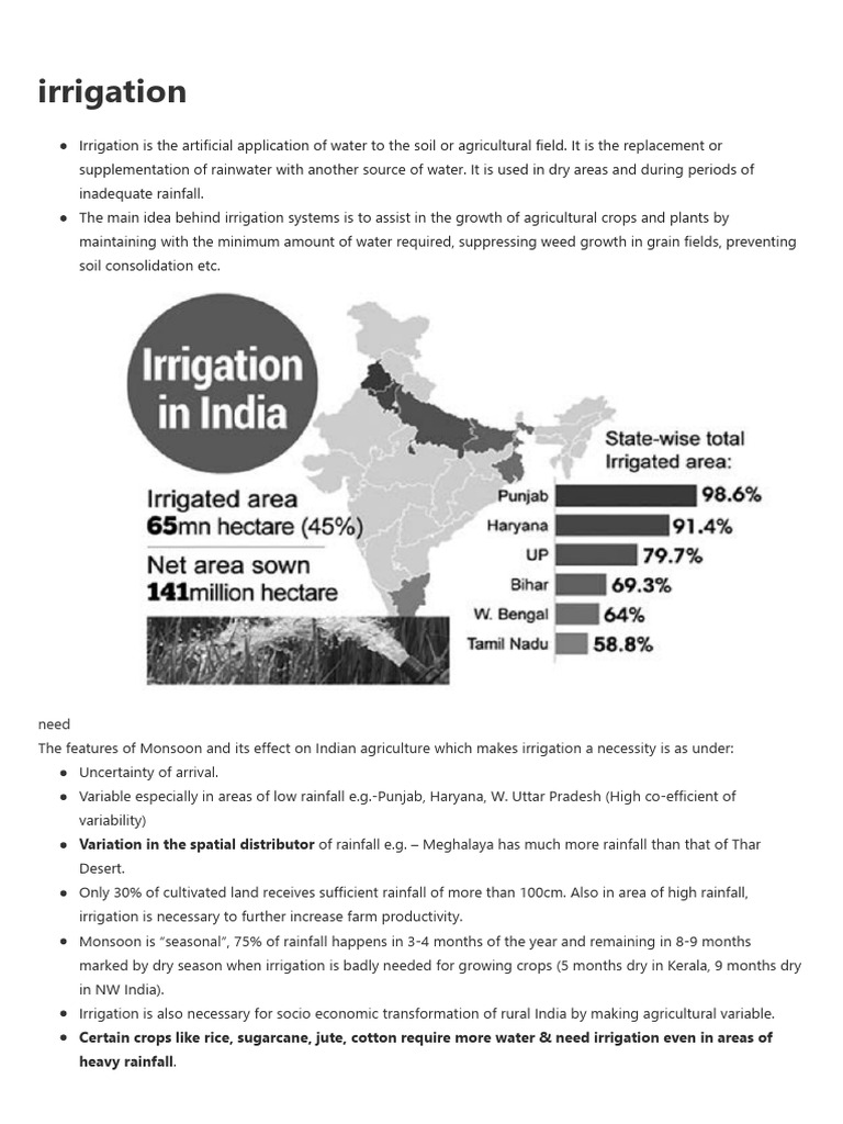 Irrigation | PDF