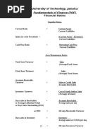 Financial Ratios Cheat Sheet | PDF