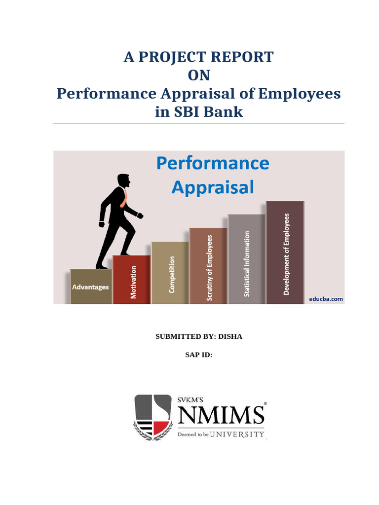 Performance Appraisal of Employees in SBI Bank - DISHA | PDF