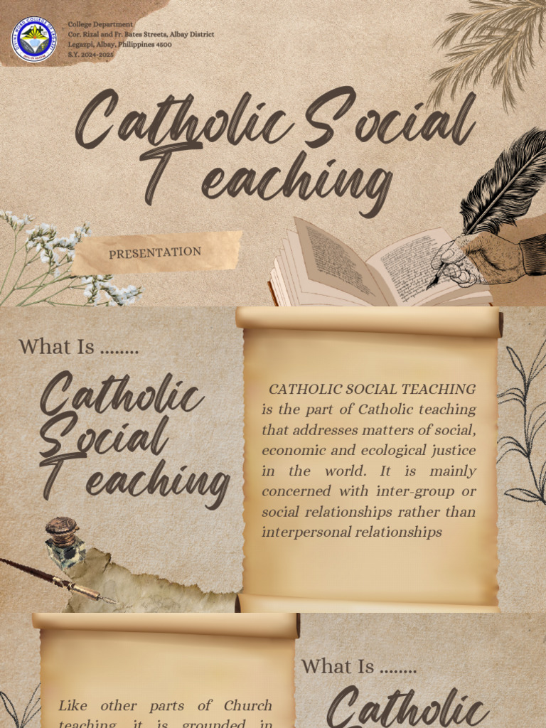 Catholic Social Teaching | PDF