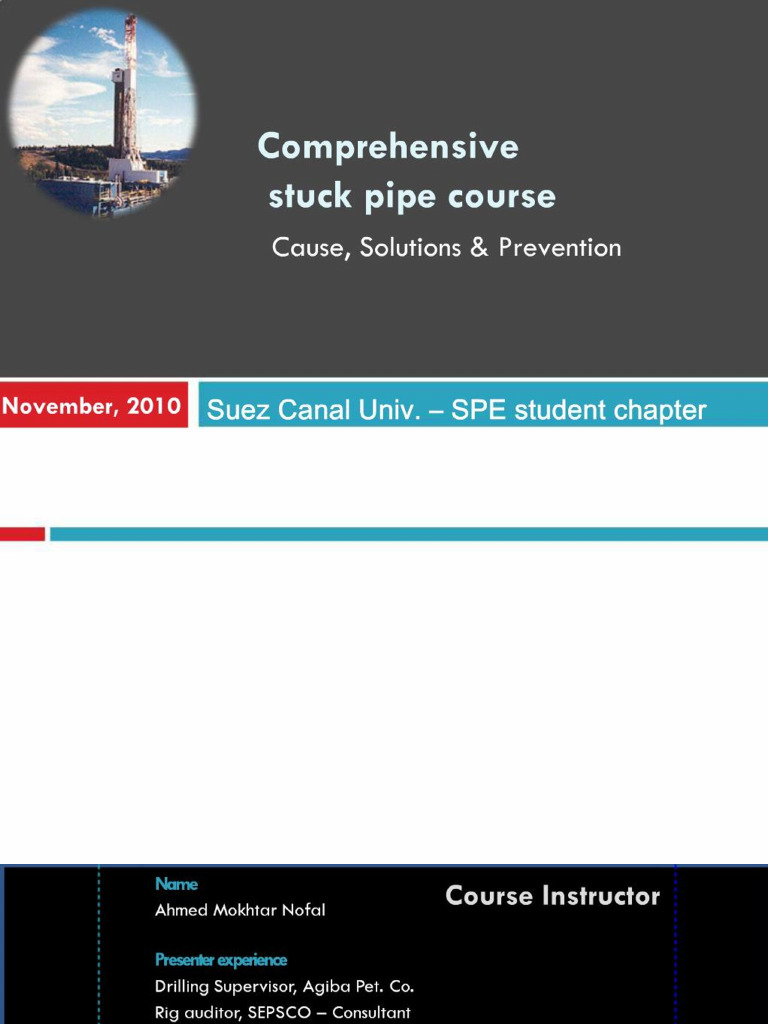Stuck Pipe Comprehsion | PDF