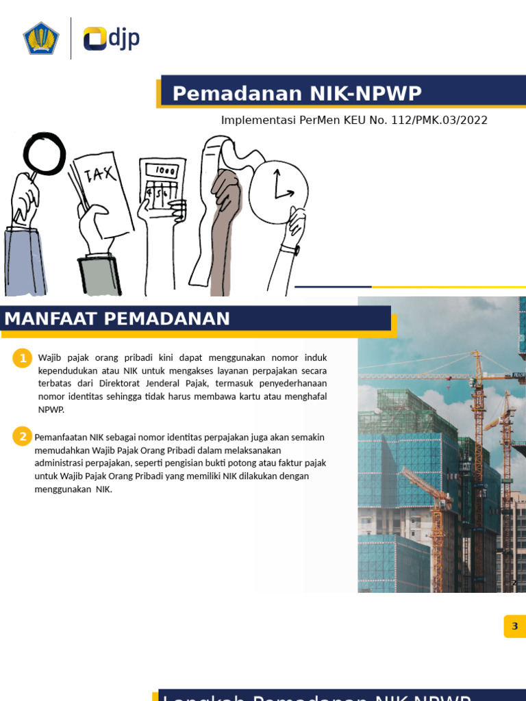 Pemadanan NIK NPWP | PDF | Pengelolaan Keuangan & Uang