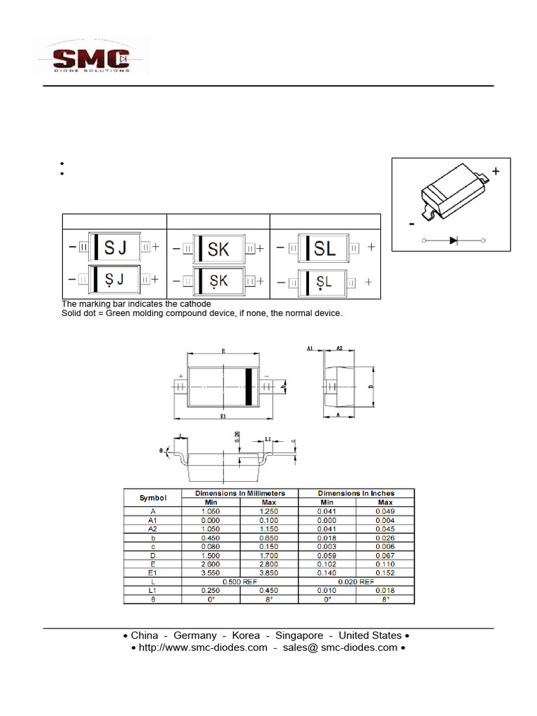 B5819 Schottky Barrier Diode | PDF