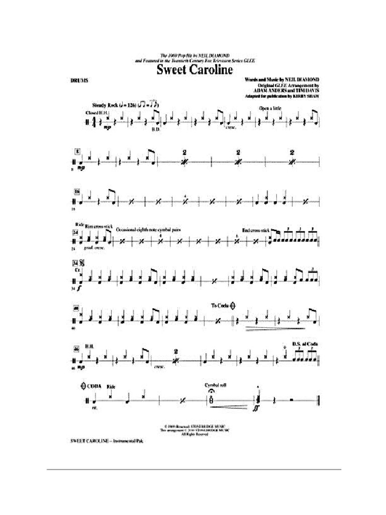 Sweet Caroline | PDF