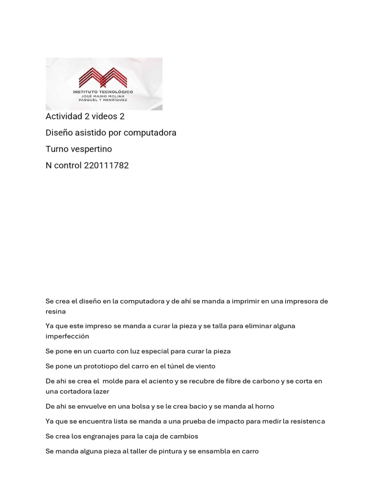 Se Crea El Diseño en La Computadora y de Ahí Se Manda A Impr | PDF