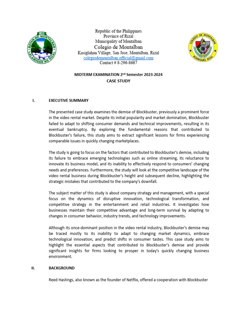 CASE-STUDY-BLOCKBUSTER (1) | PDF