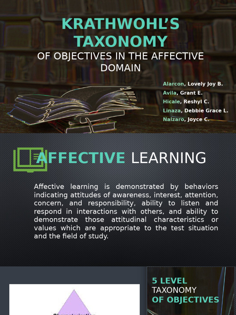 Krathwohls Taxonomy | PDF