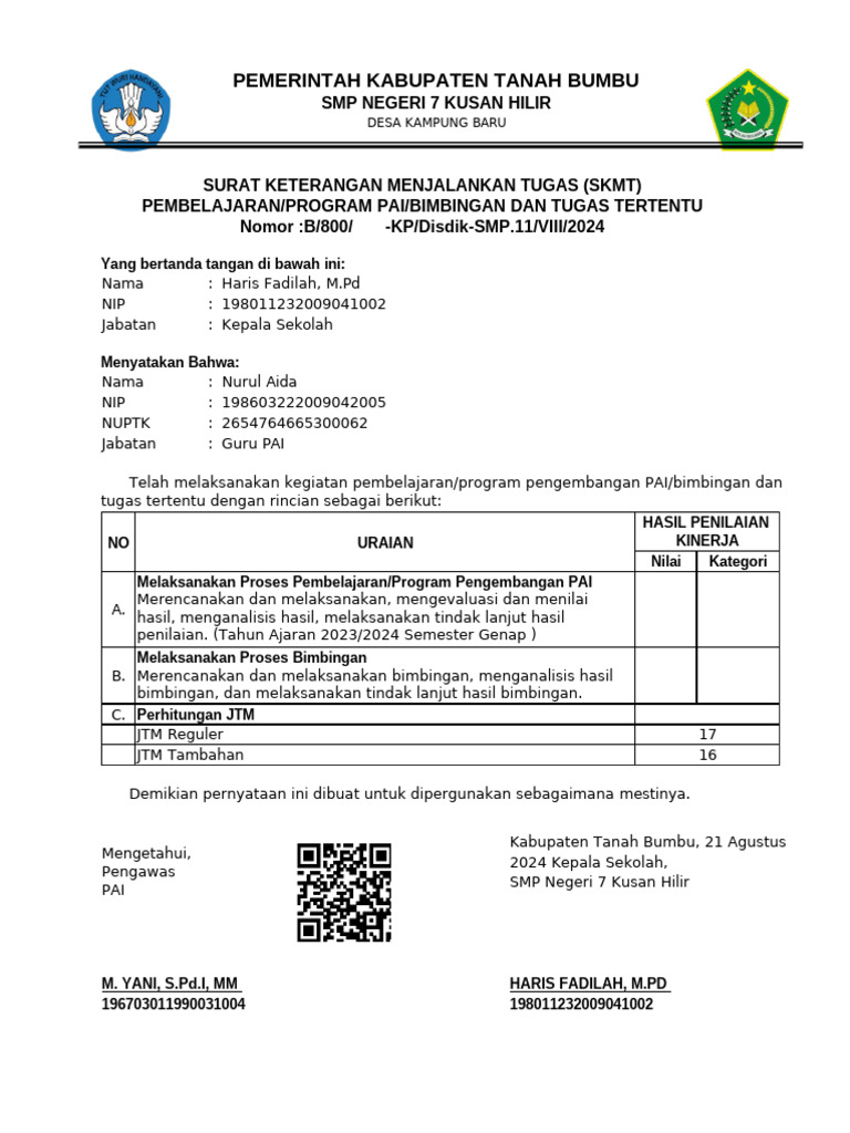 SKMT-Nurul Aida | PDF | Career & Growth