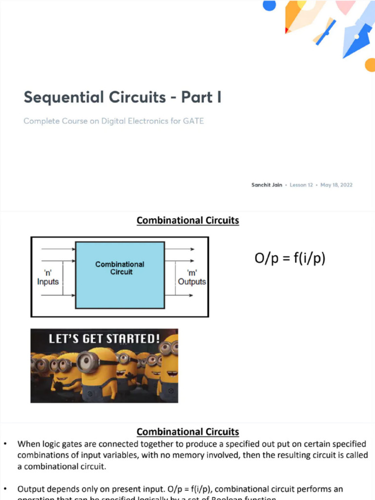 Sequential Circuits Part I No Anno | PDF