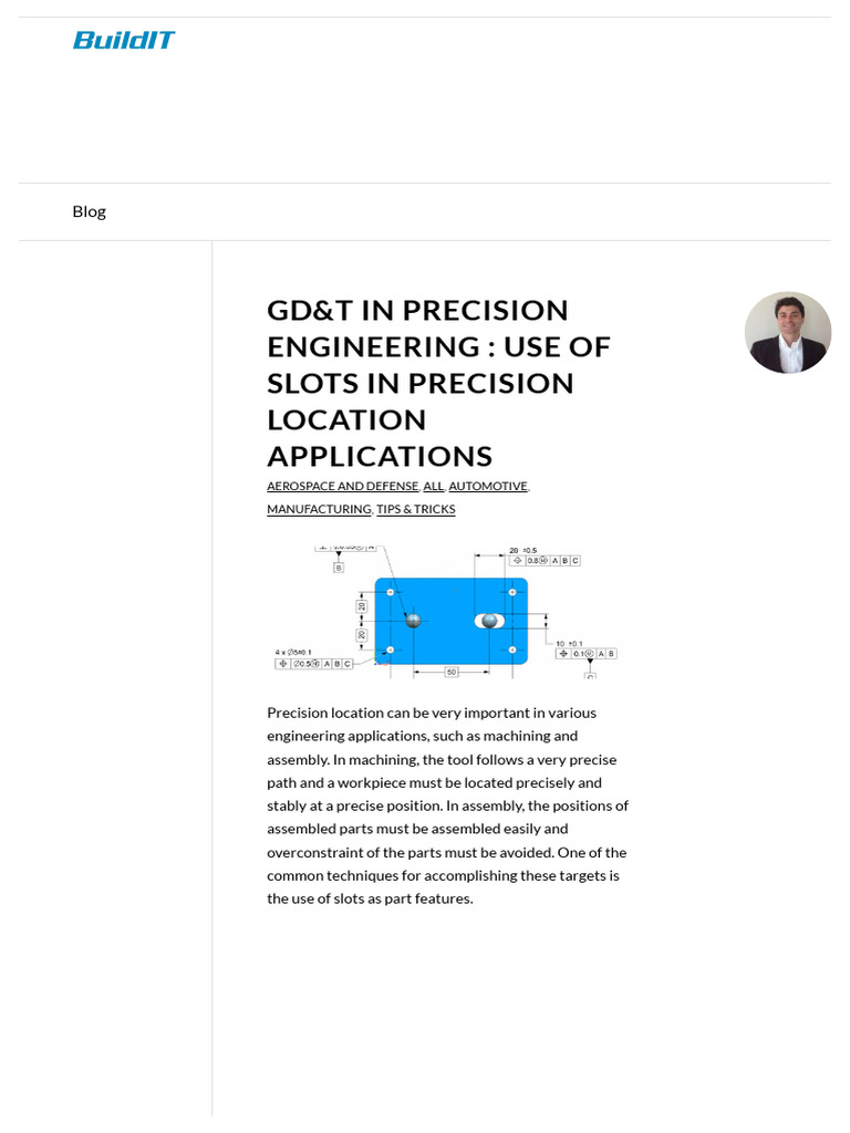 GD&T in Precision Engineering - Use of Slots in Precision Location ...