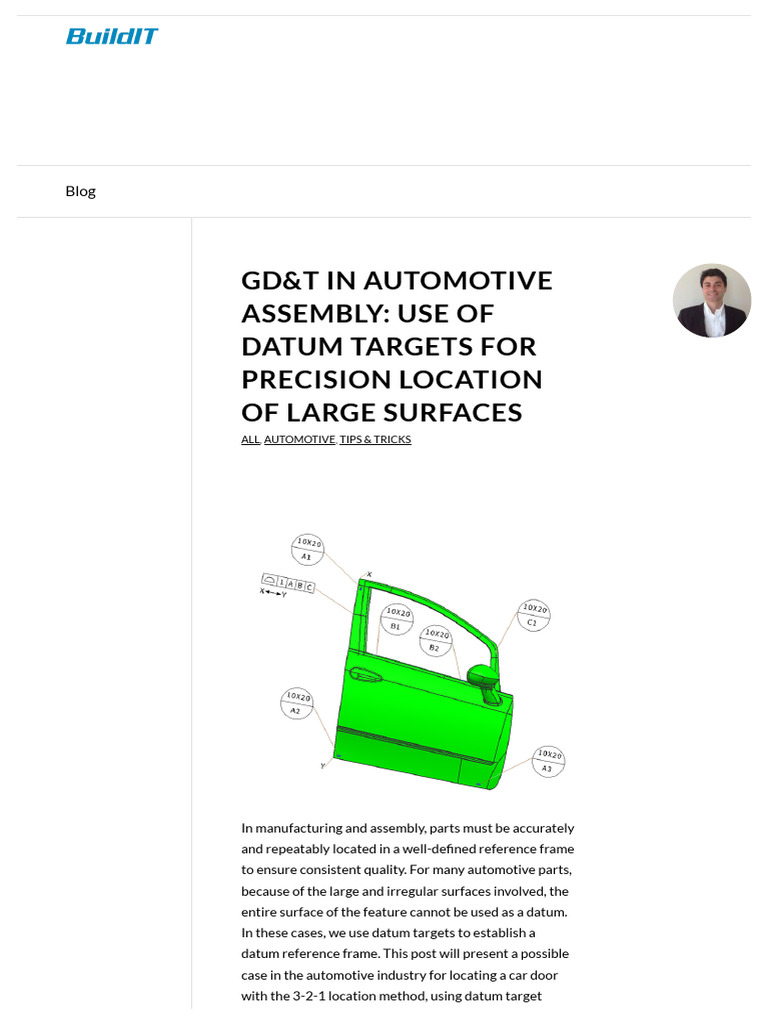 GD&T in Automotive Assembly_ Use of Datum Targets for Precision ...