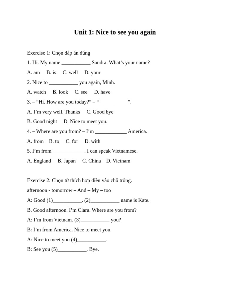 Unit 1-4 | PDF